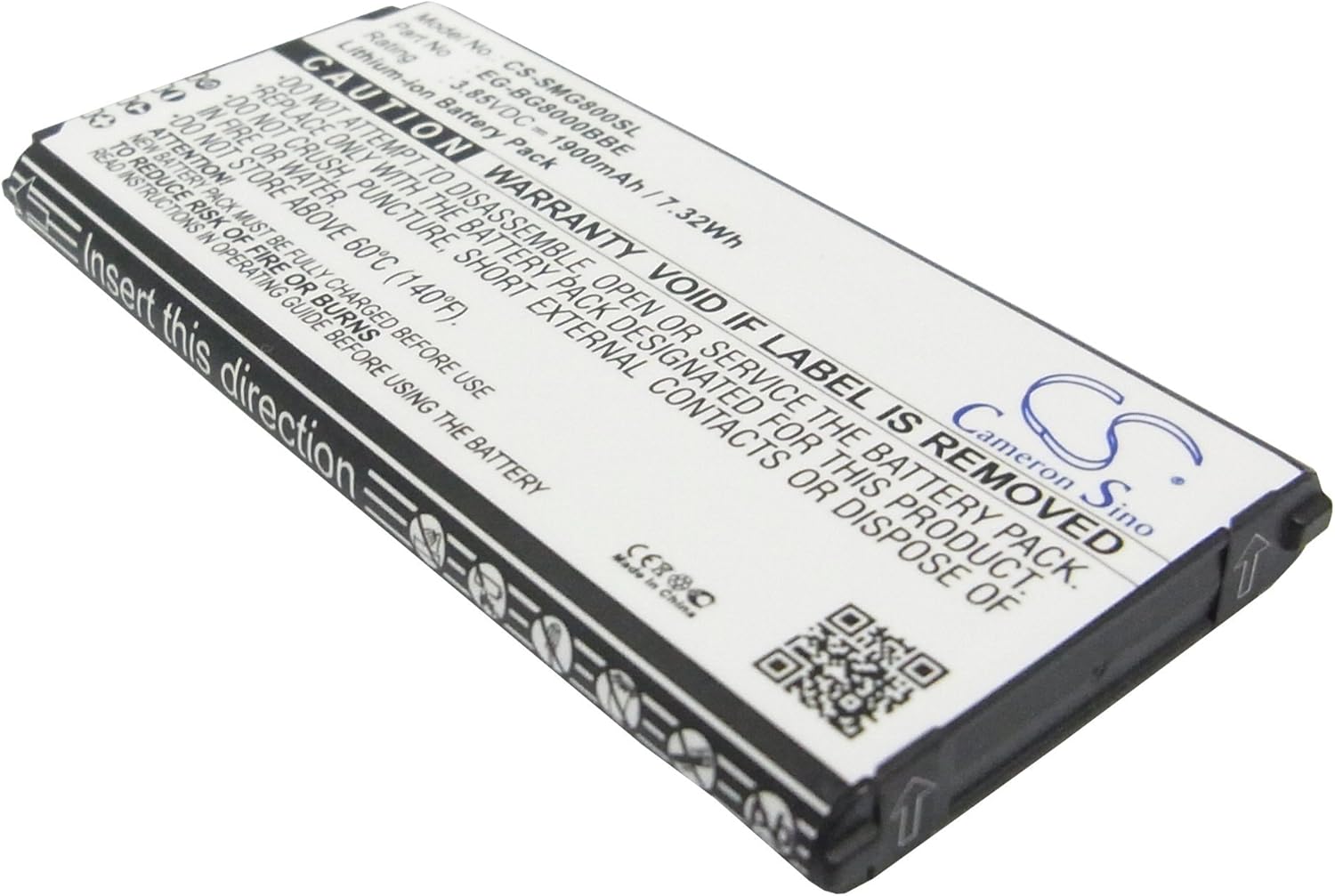 CS-SMG800SL Battery 1900mAh compatible with [Samsung] Galaxy S5 Dx ...