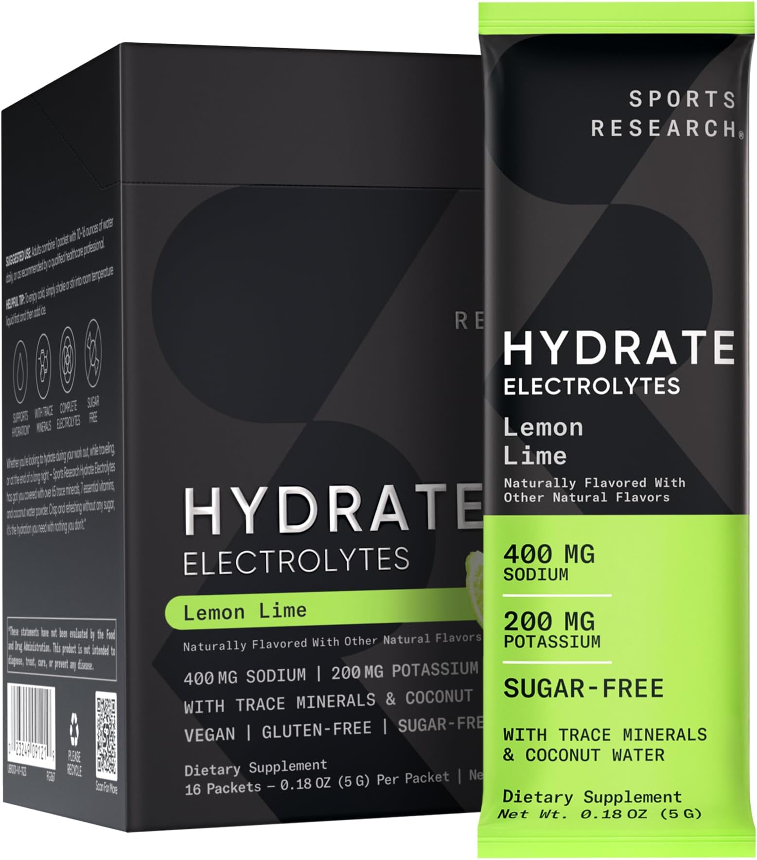 Amazon.com: Kaged Electrolytes, Hydration Elite, Premium Electrolyte ...