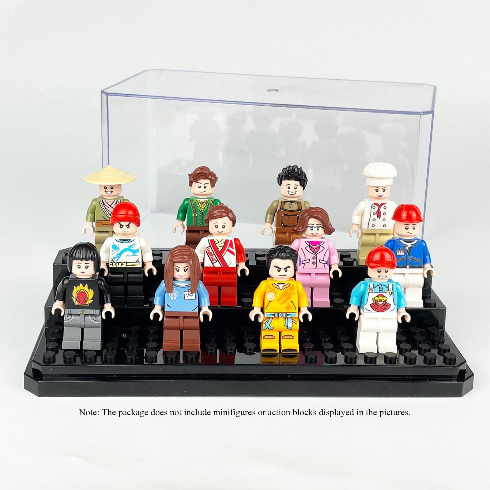 Snapklik.com : Acrylic Minifigure Display Case Stackable Action Figures ...