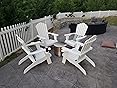 Amazon.com: Cecarol Oversized Adirondack Chair, Poly Lumber Patio Fire ...