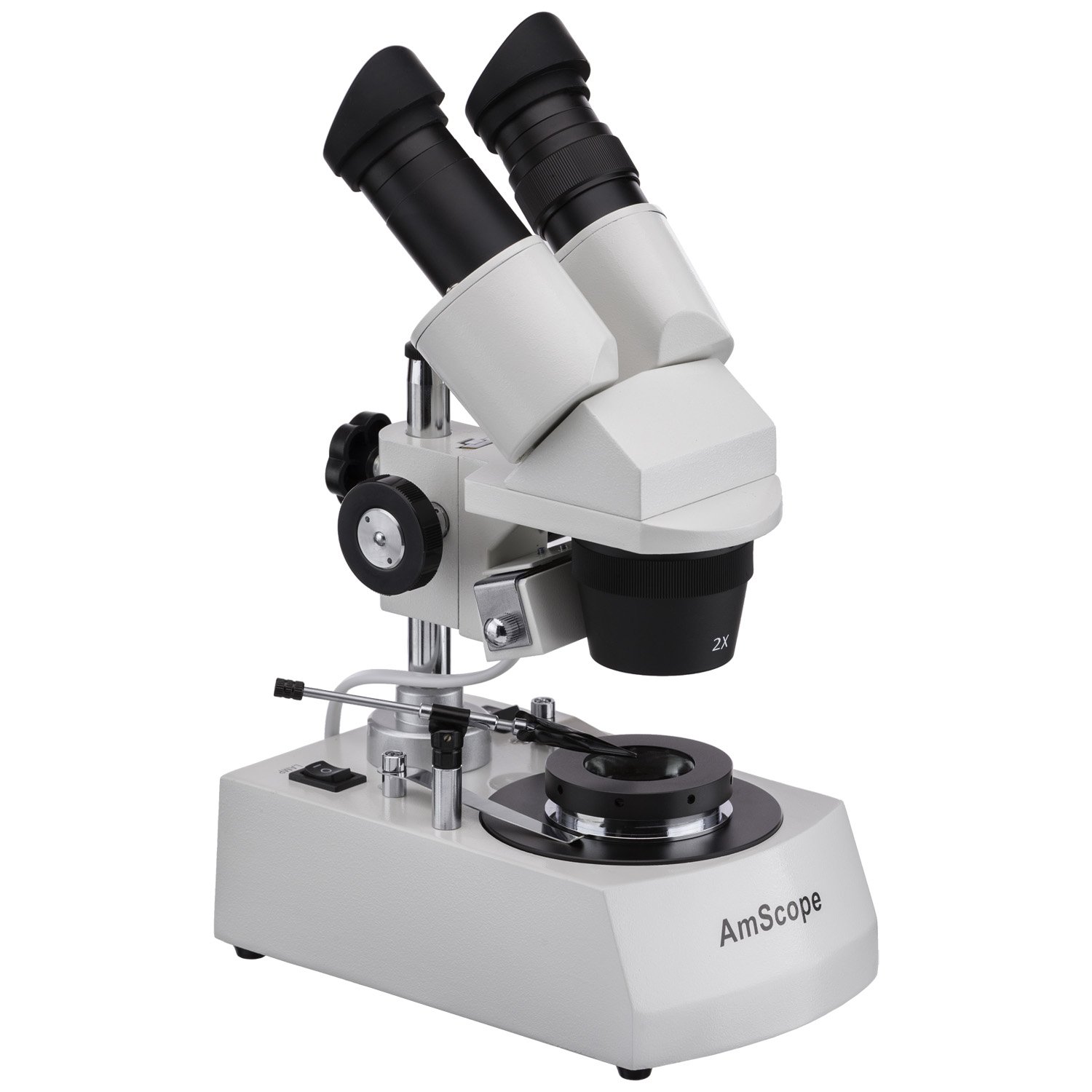 Buy AmScope SE306-PZ-DK Binocular Stereo Microscope, WF10x and WF20x ...