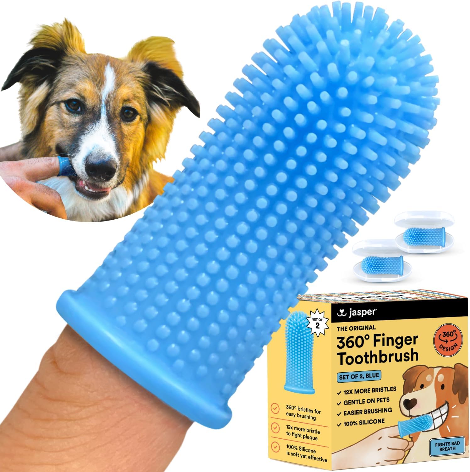 Amazon.com: BulbHead Chewbrush Toothbrush and Toy - No Dog Toothpaste ...