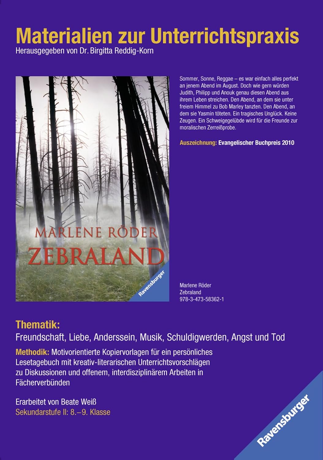 Materialien zur Unterrichtspraxis - Marlene Röder: Zebraland: Thematik ...