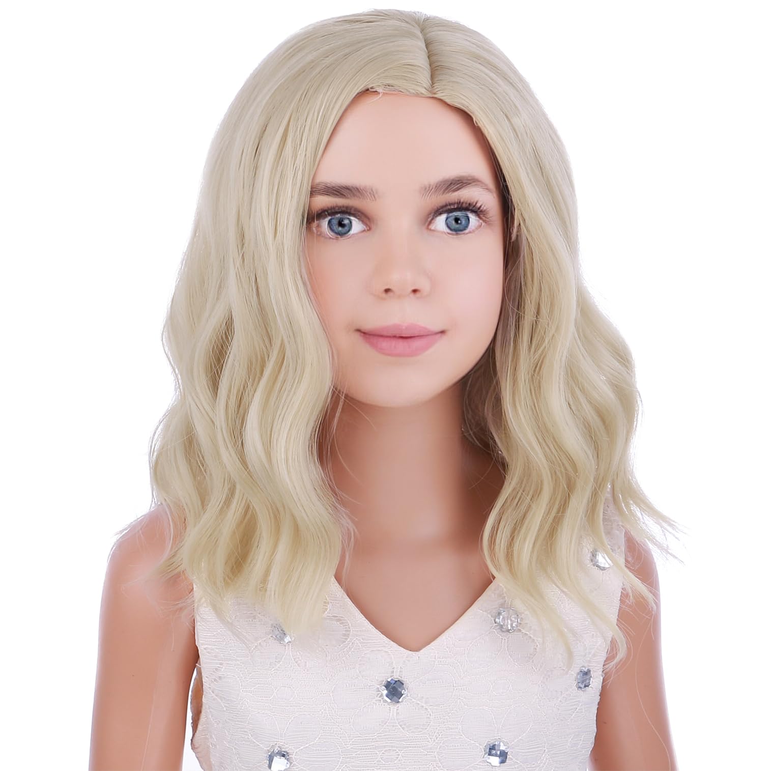 Amazon.com: PATTNIUM Kids Child Wig Girls Light Blonde Wig Child Size ...