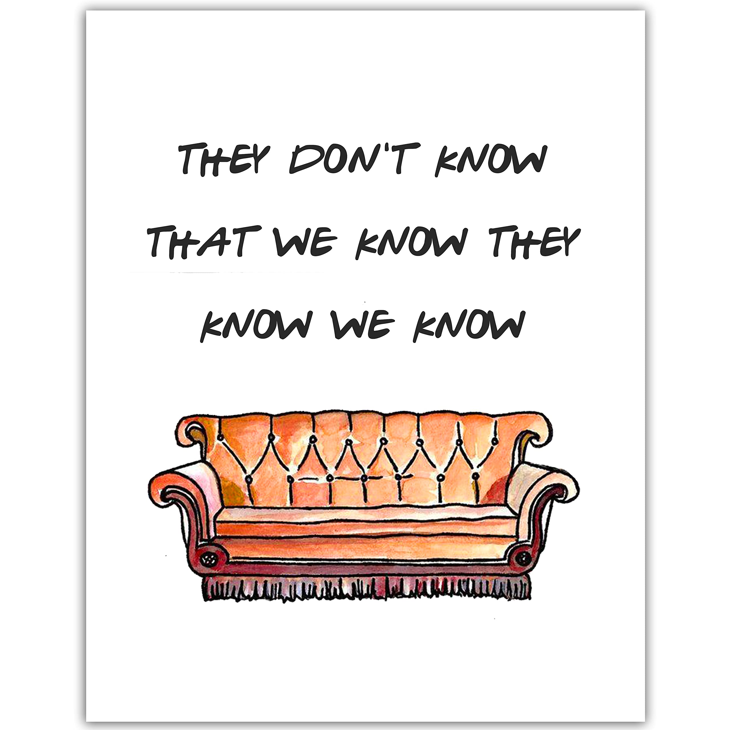 Friends Poster Tv Show Quote Wall Art Phoebe Friends Show | Desertcart ...