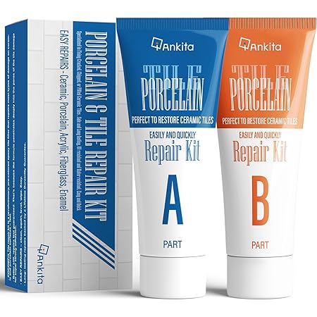 Amazon.com: Ankita Porcelain Repair Kit White, Sink & Tub Repair Kit to ...