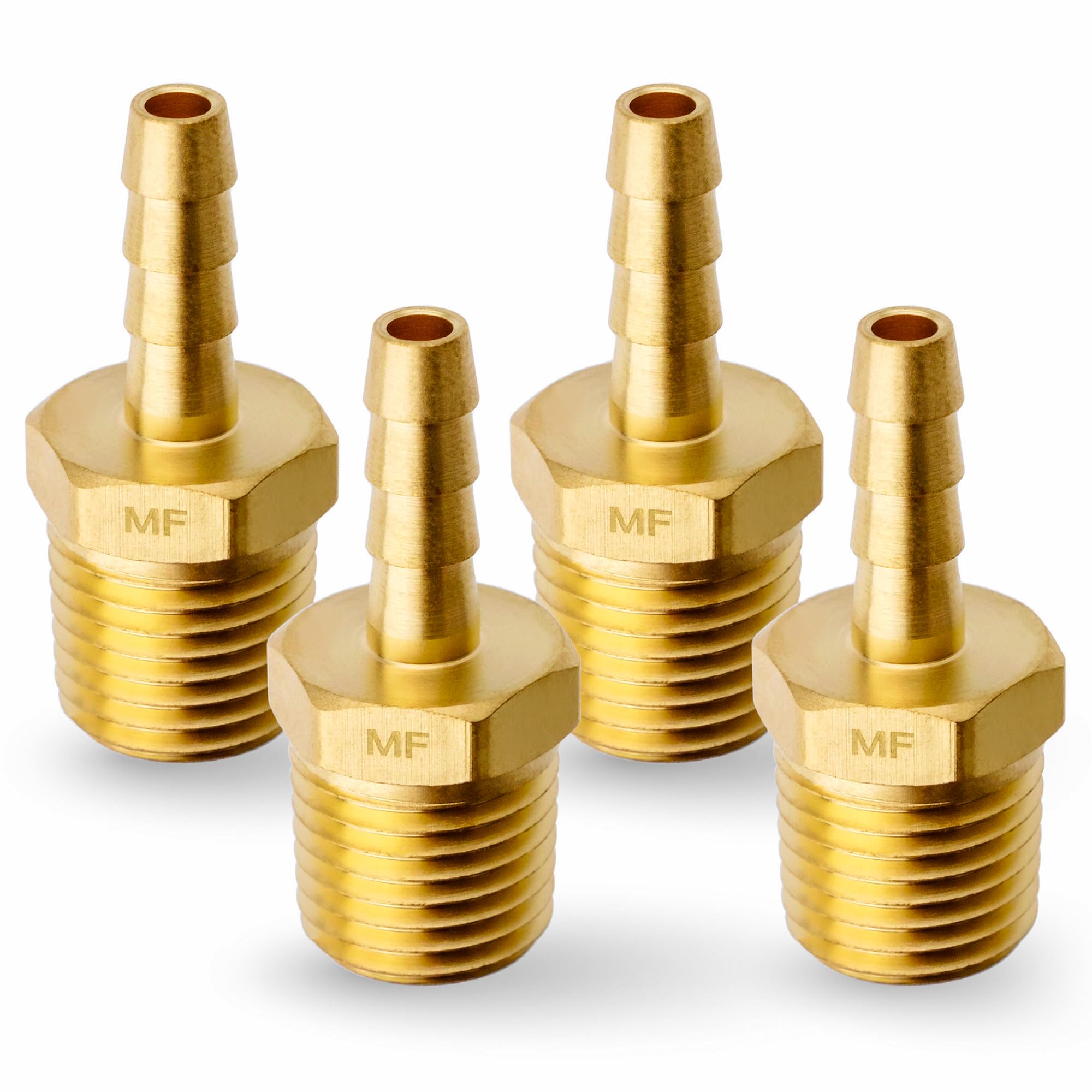 Amazon.co.jp: MAACFLOW 真鍮有刺ホース継手 3/16インチホースIDバーブ