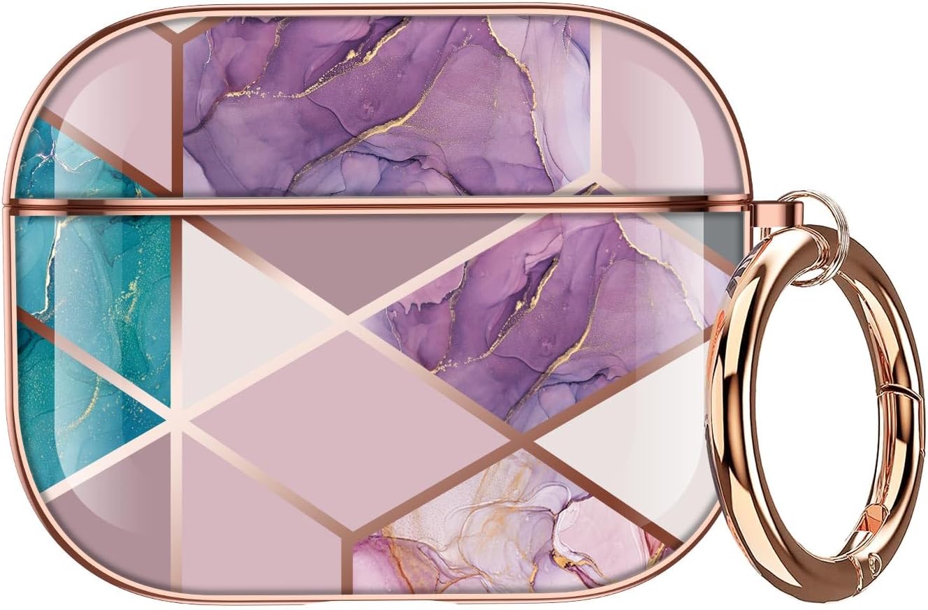 Amazon.com: Maxjoy for AirPods Pro Case, Graceful Marble Hard ...