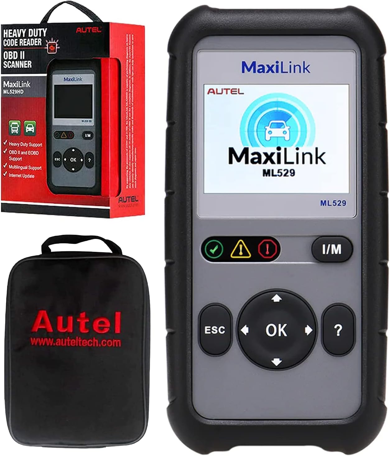 Autel MaxiLink ML529 OBDII Scanner with Lifetime Software Updates ...