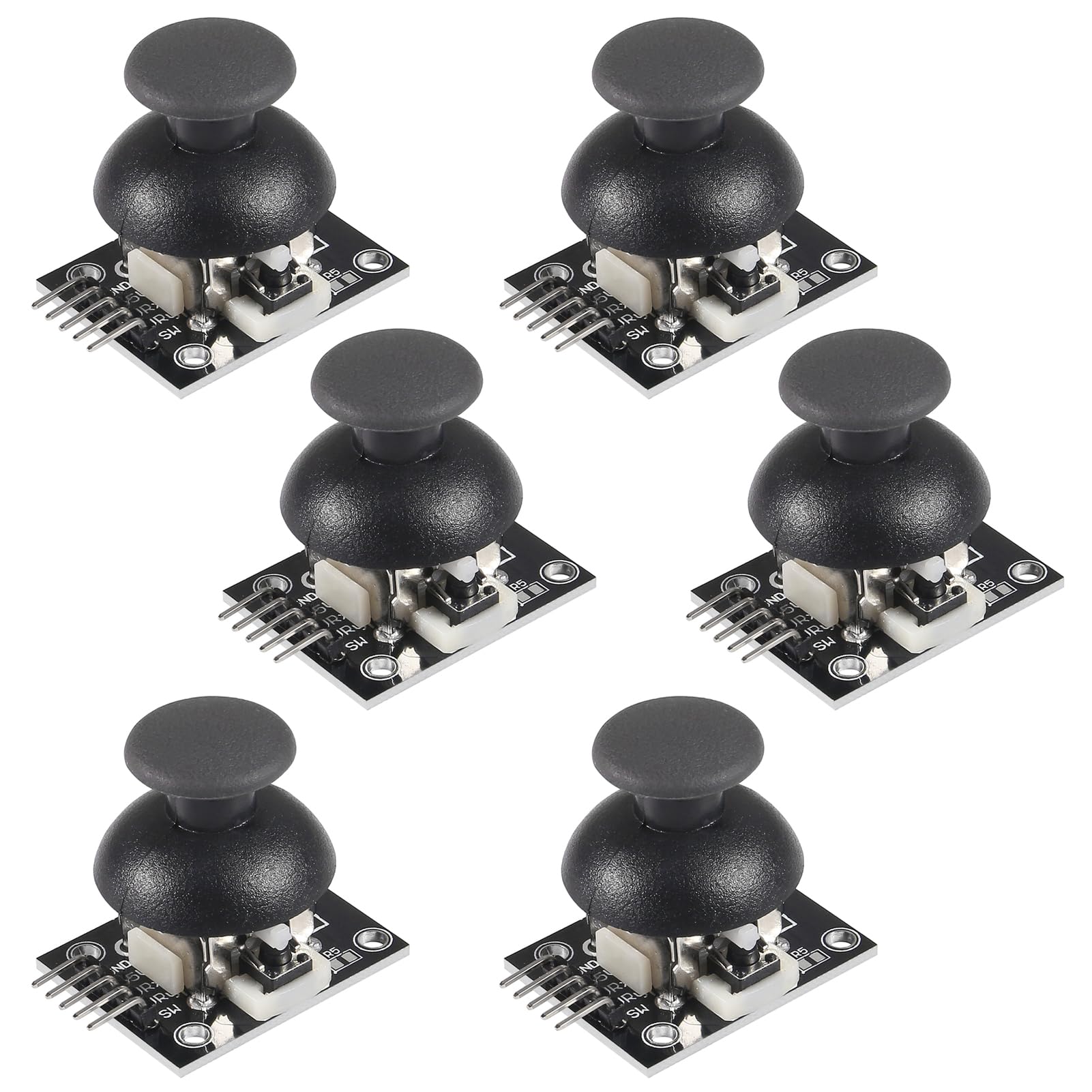Amazon.com: 6PCS Joystick Module Dual Axis Sensor Game Controller ...