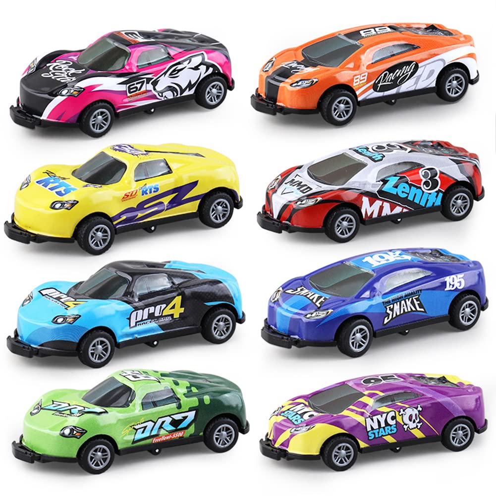 Racing Cake Toppers, 8 PCS Mini Racing Cars Toy, Kids Birthday Party ...