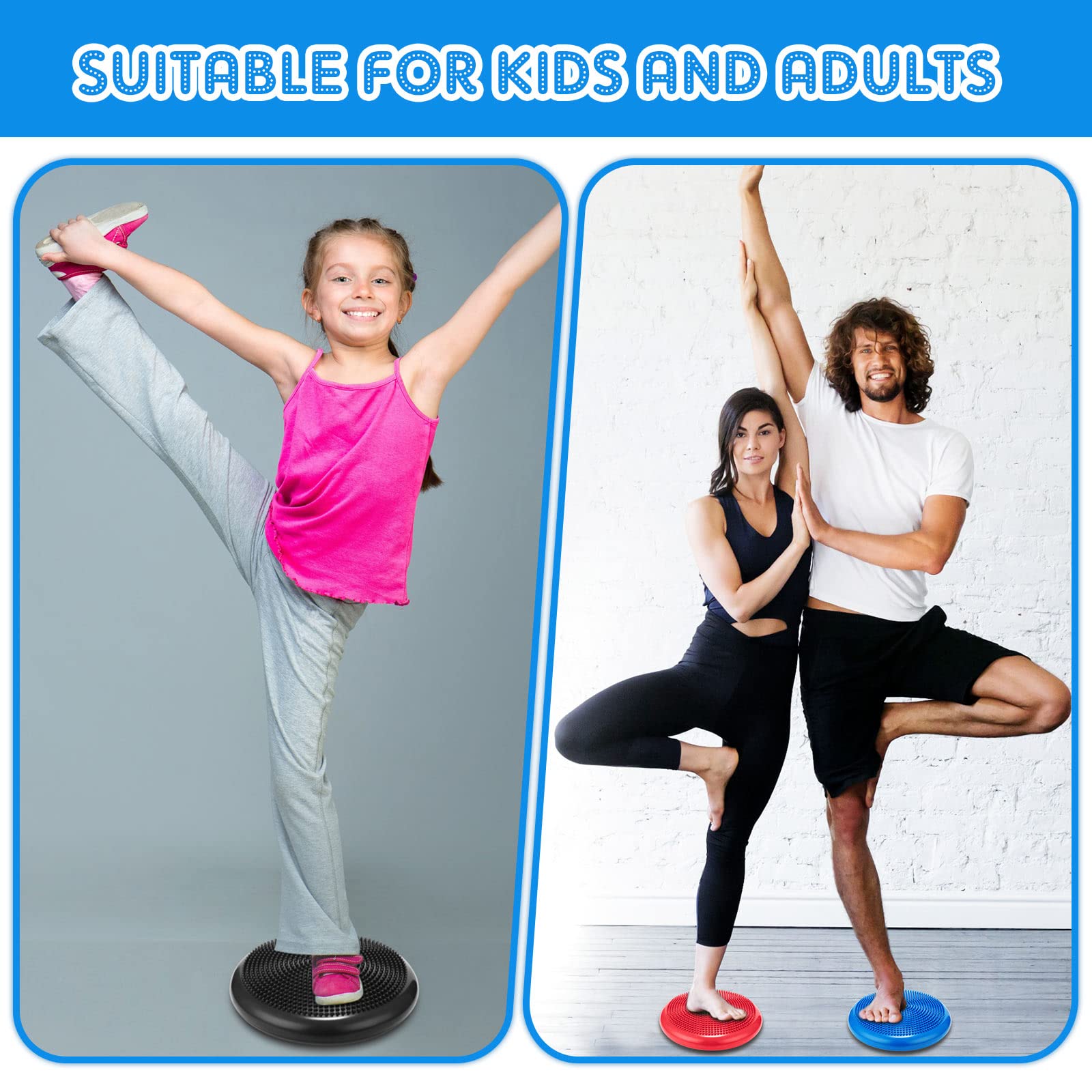 Snapklik.com : Jerify 4 Pcs Wiggle Seat Flexible Inflated Wobble ...