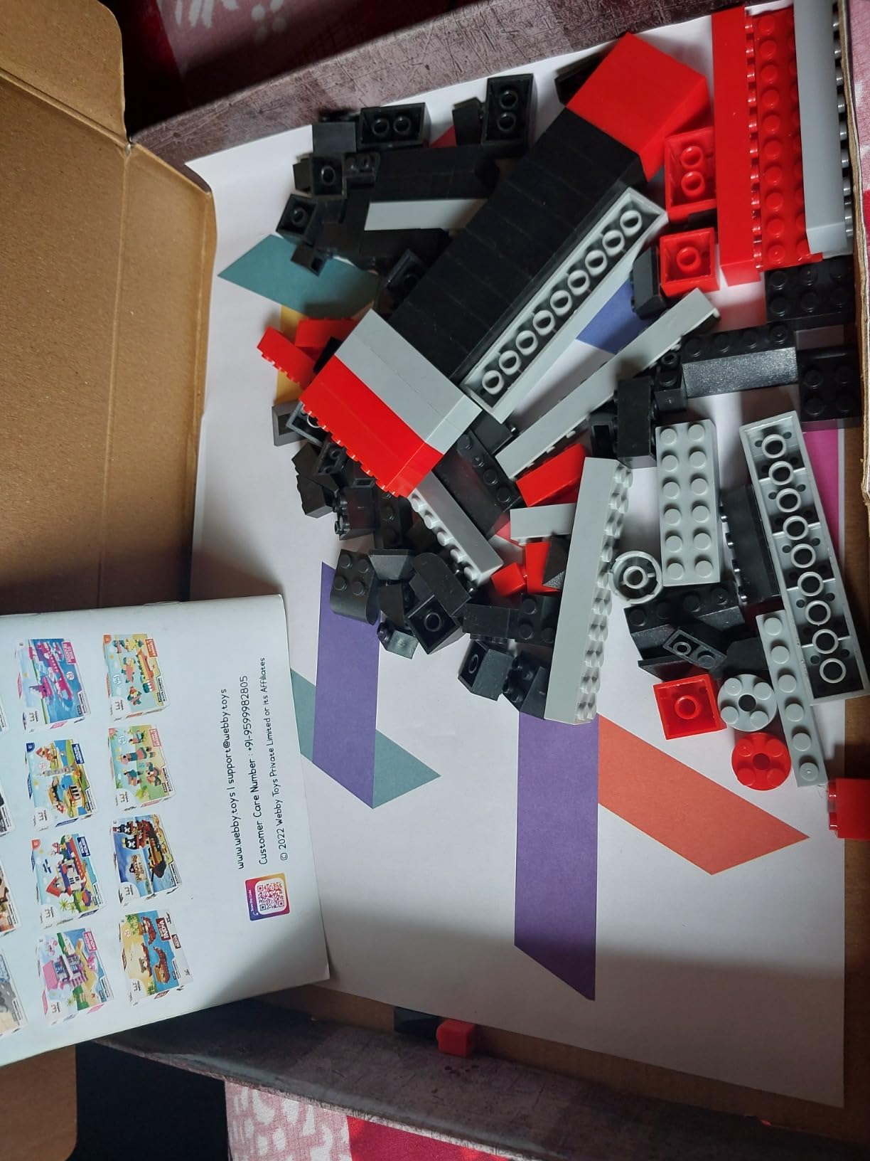 Webby 10 in 1 Guns Abs Blocks Kit, Fun Creative Toy Set for 5+ Years ...