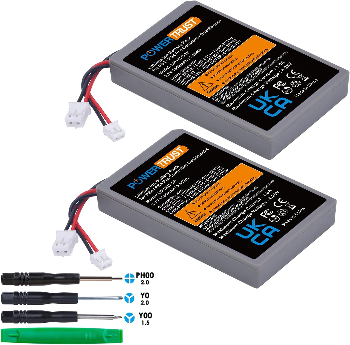 Amazon.com: HXJNLDC 3.7V 1500mah Battery for Sony PS4 Controller ...