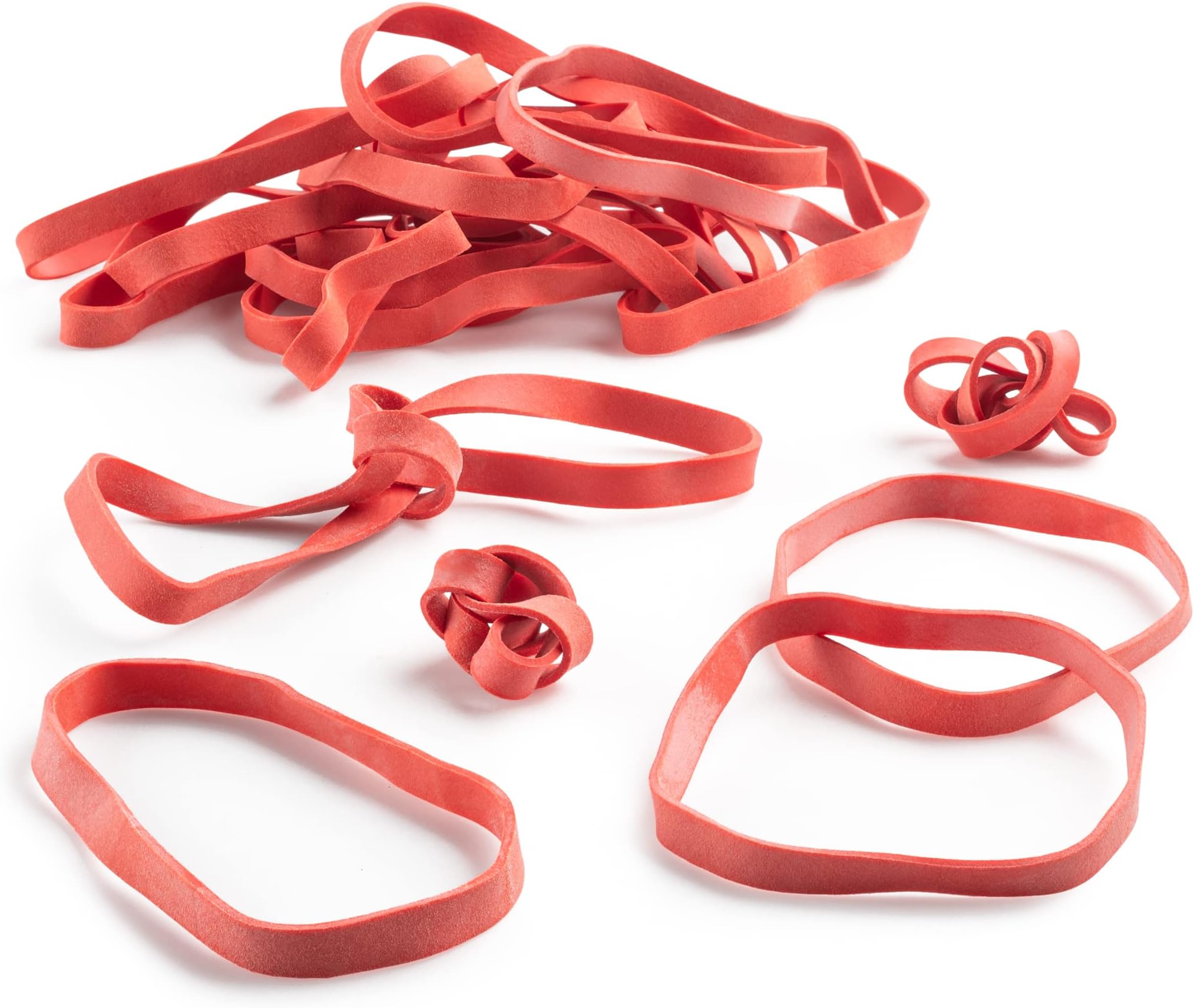 Amazon.com : PlasticMill Rubber Bands - #64 Size - Red Rubberbands ...
