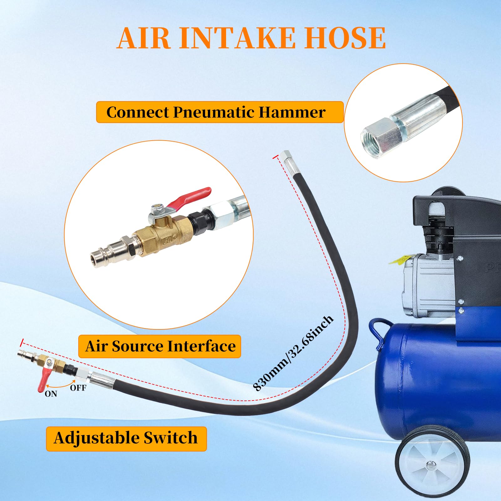 Snapklik.com : Pneumatic Injector Puller Set For Diesel Engines, Air ...