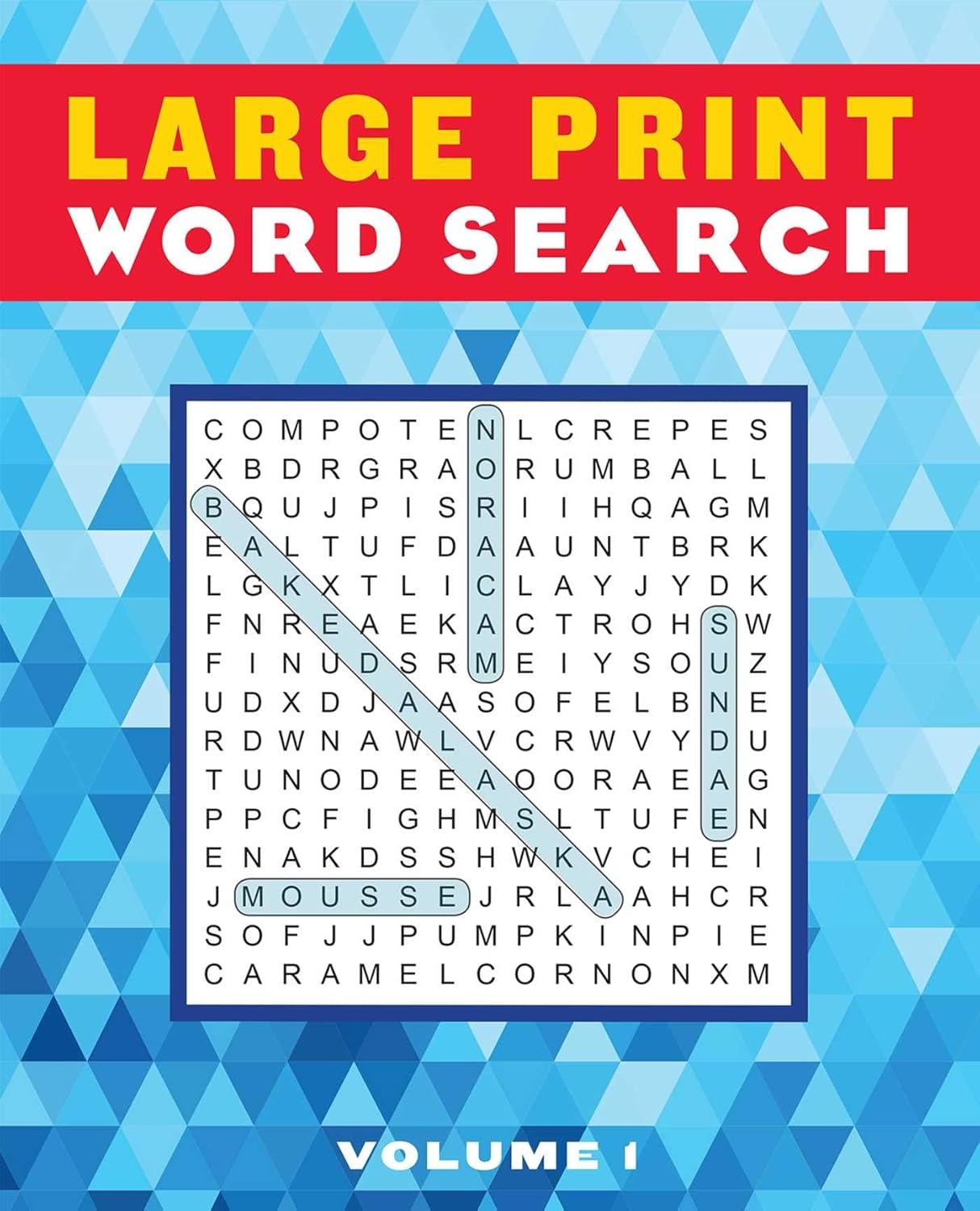 Amazon.com: Large Print Word Search Volume 1 (1) (Large Print Puzzle ...