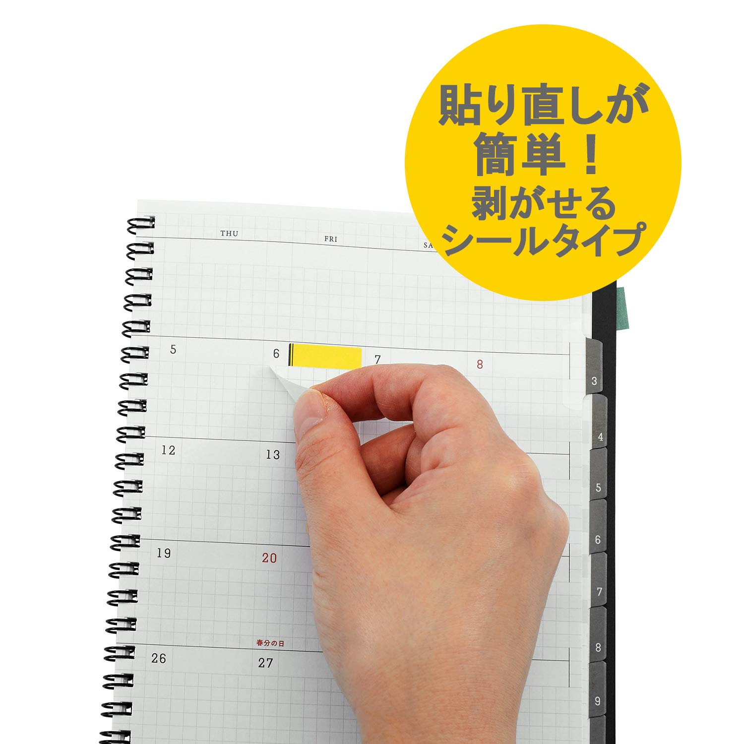 Snapklik.com : Maruman Mnemosyne Diary Label For Monthly Diary MND283 ...