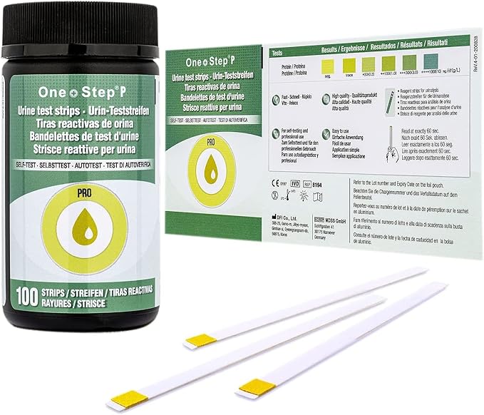 Amazon.com: One Step Protein Urine Testing Kit, 100 Urine Test Strips ...