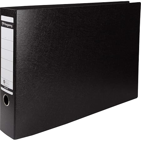 pergamy 900900 Classeur A3 paysage 8 cm Noir : Amazon.fr: Fournitures ...