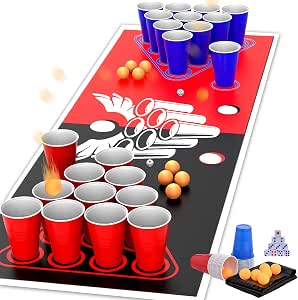 Amazon.com: GOLDGE New Toss Game for Adults, 16 Oz Plastic Party Cups ...