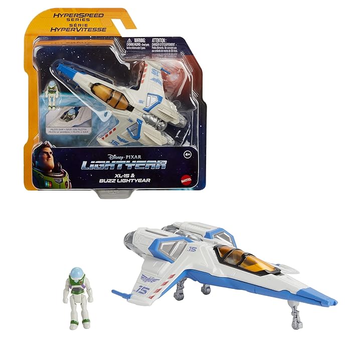 Buy Disney Buzz LightYear Spaceship Vehicle, Hyperspeed Series XL-15 ...