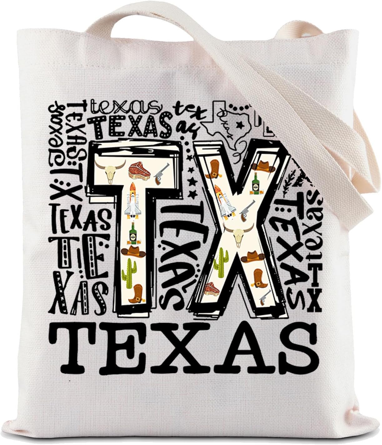 Amazon.com - ZJXHPO Texas Trip Tote Bag Texas State Travel Gift Texas ...