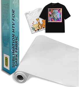 HTVRONT Sublimation HTV for Dark/Light Fabric - Matte Sublimation Vinyl ...