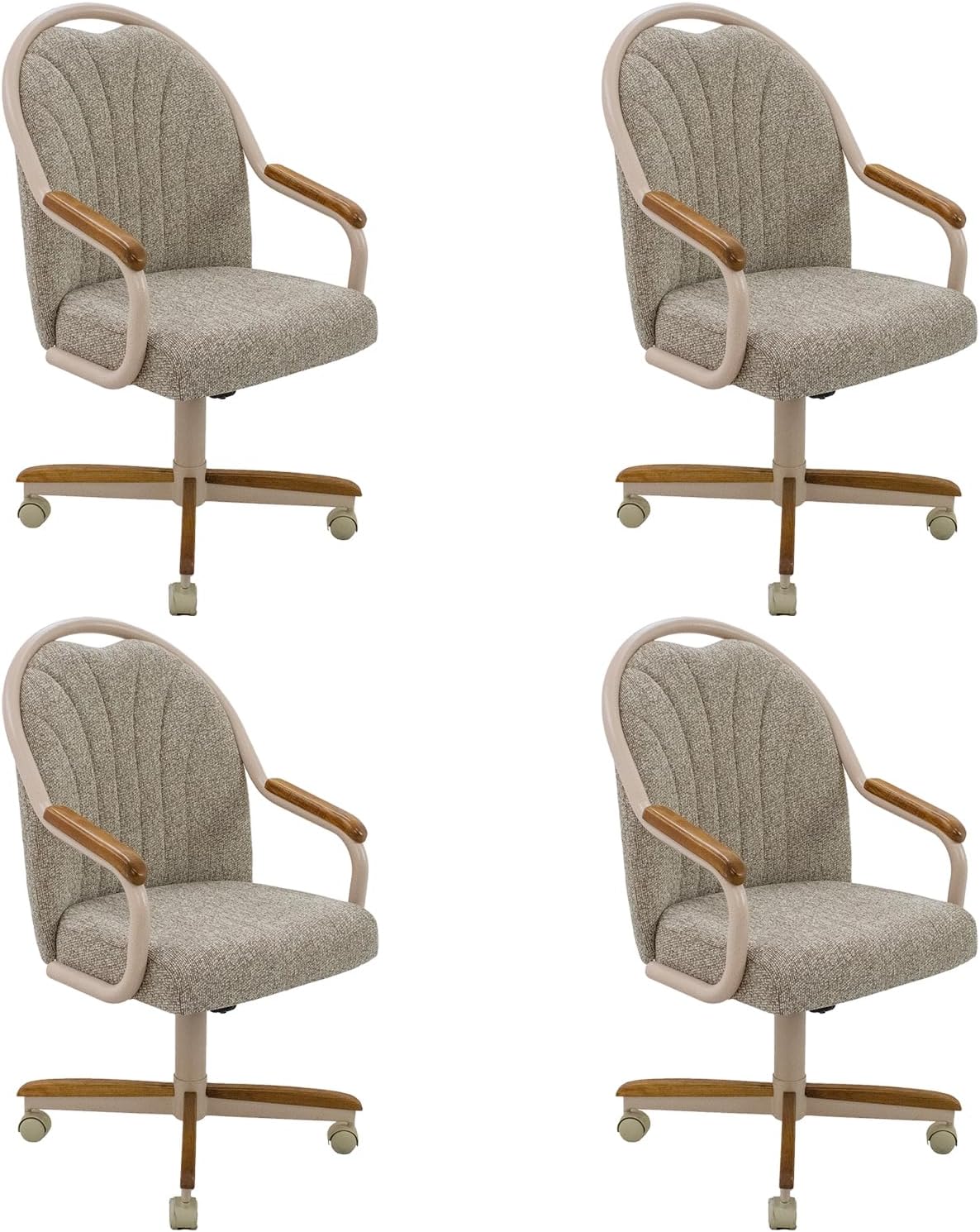 Amazon.com - Caster Chair Company Casual Rolling Caster Dining Chair ...