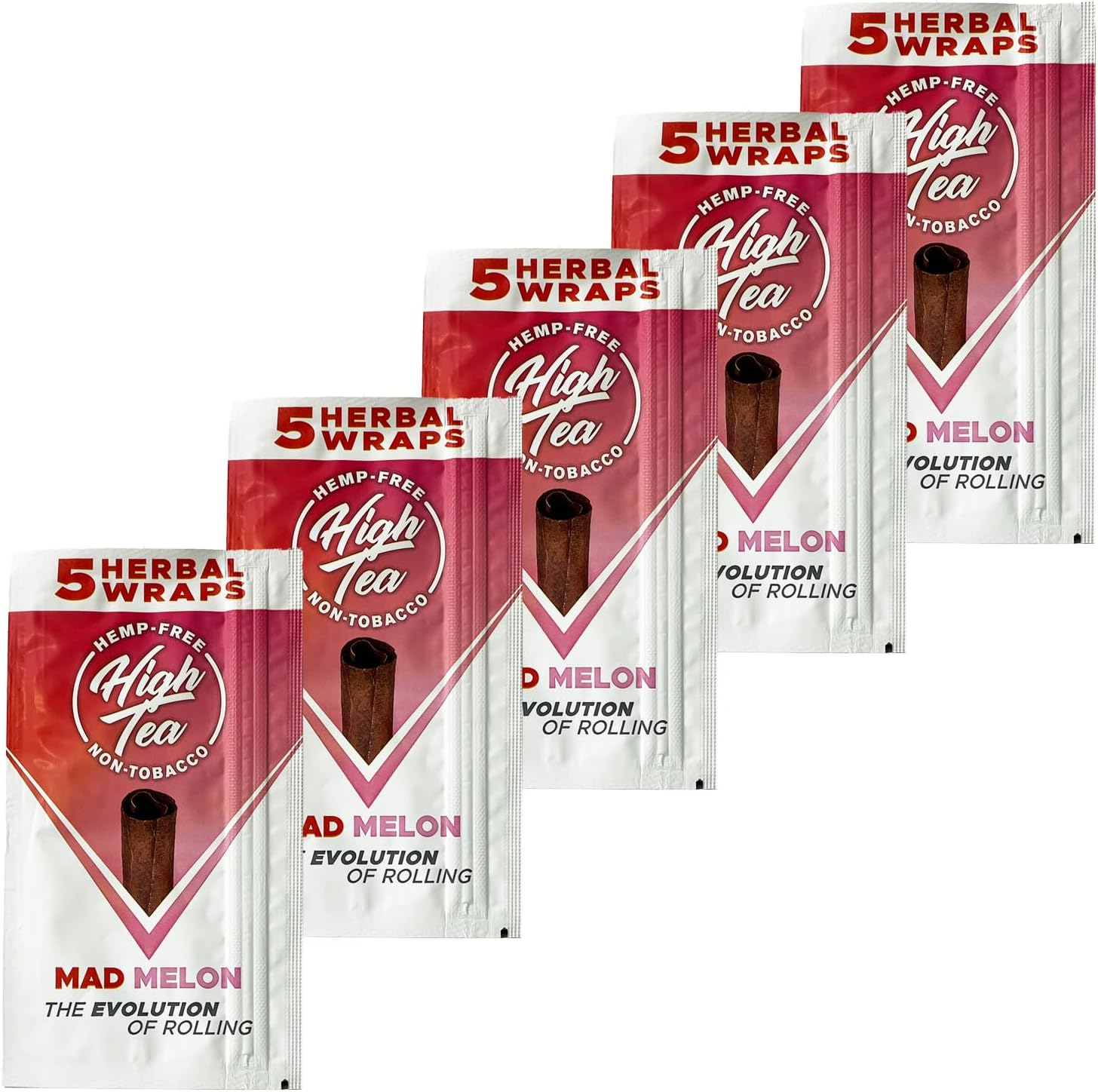 Amazon.com: High Tea Non Tobacco All Natural Herbal Smoking Wraps - Mad ...