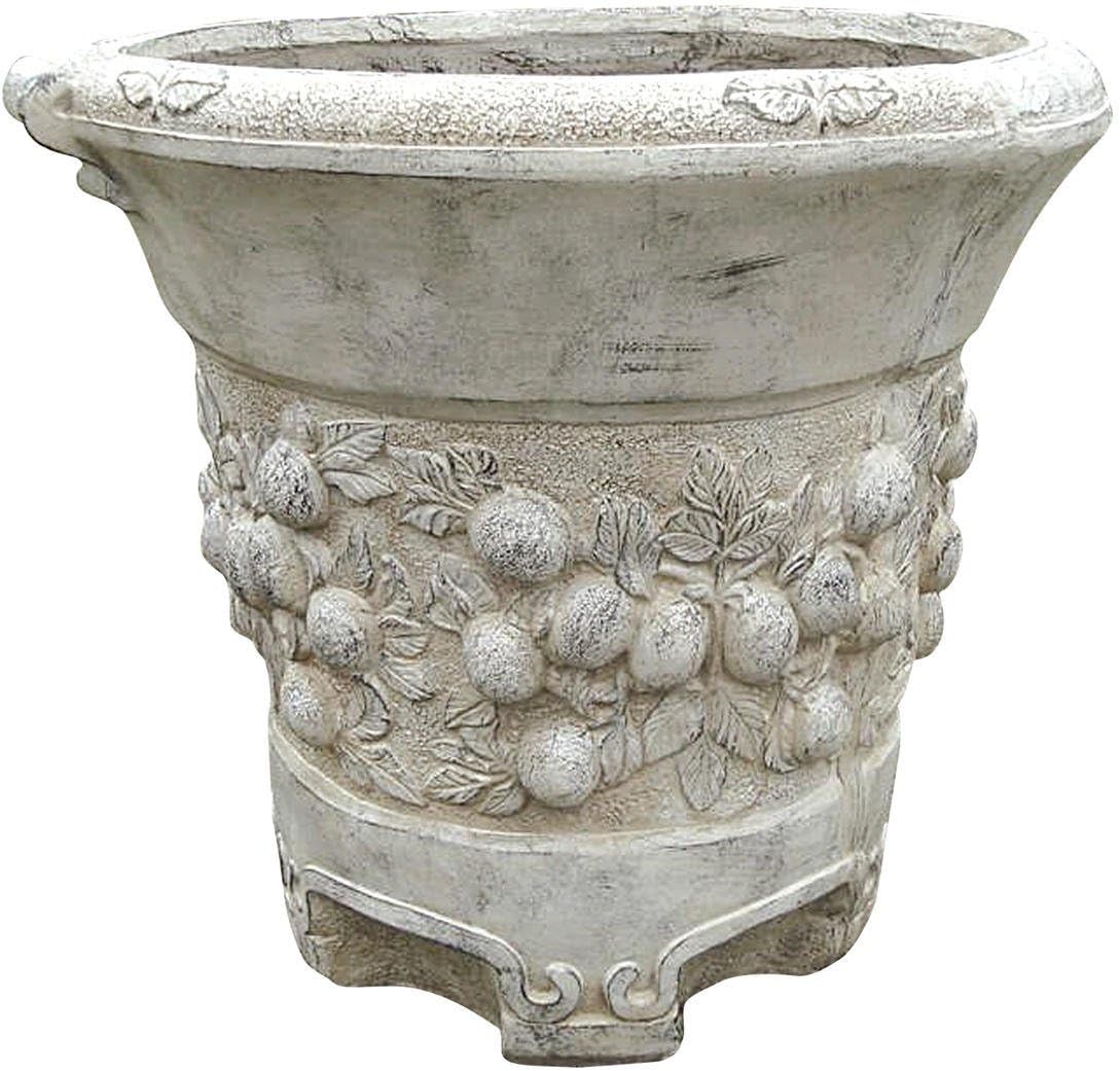 Amazon.com : Design Toscano Renaissance Fruit Urns Grande, Black ...