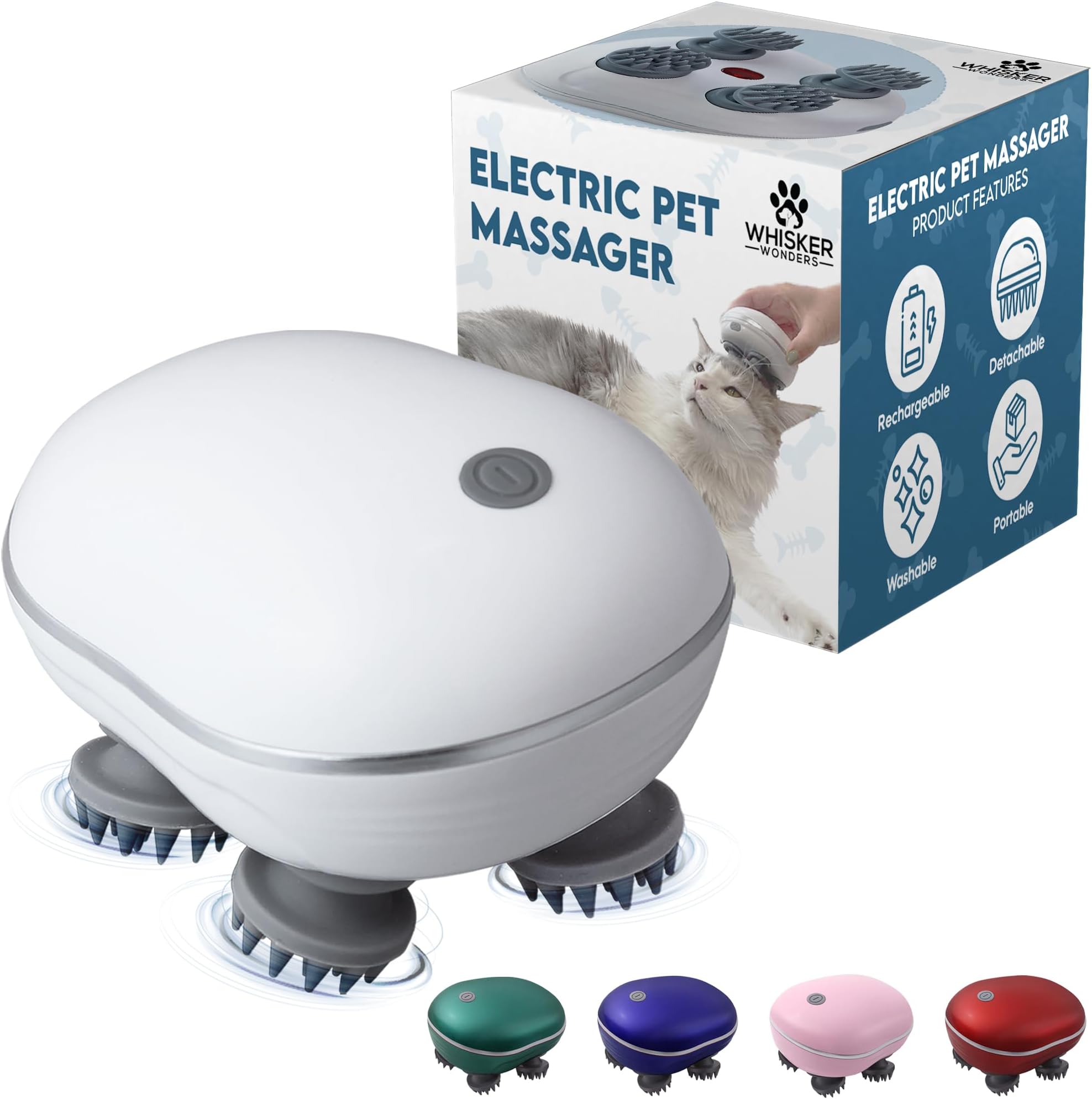 Amazon.com: Tilcare Handheld Pet Massager for Dogs and Cats Electric ...
