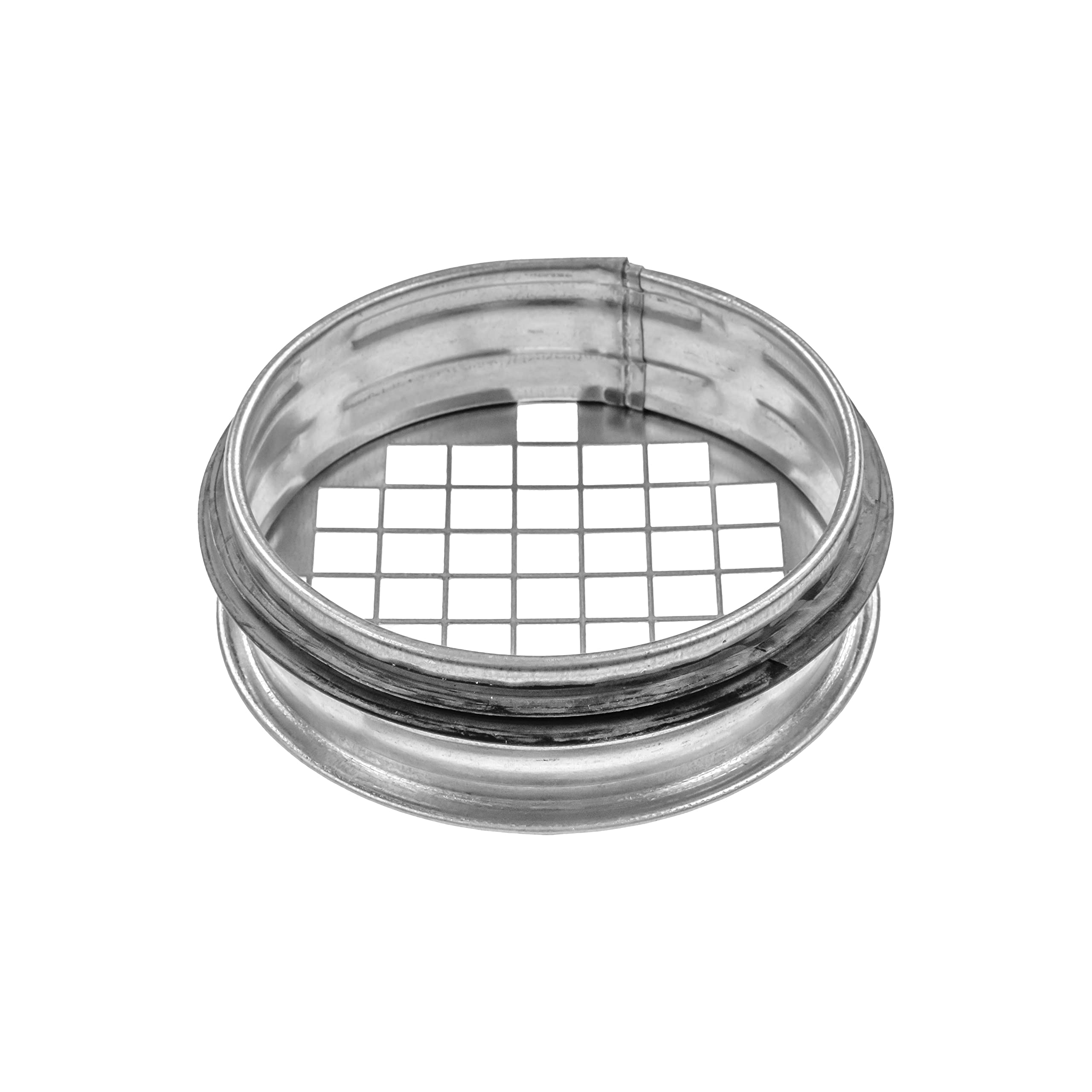 Snapklik.com : 4 Inch (net 3/8 X 3/8 In) Steel Mesh Duct End Cap