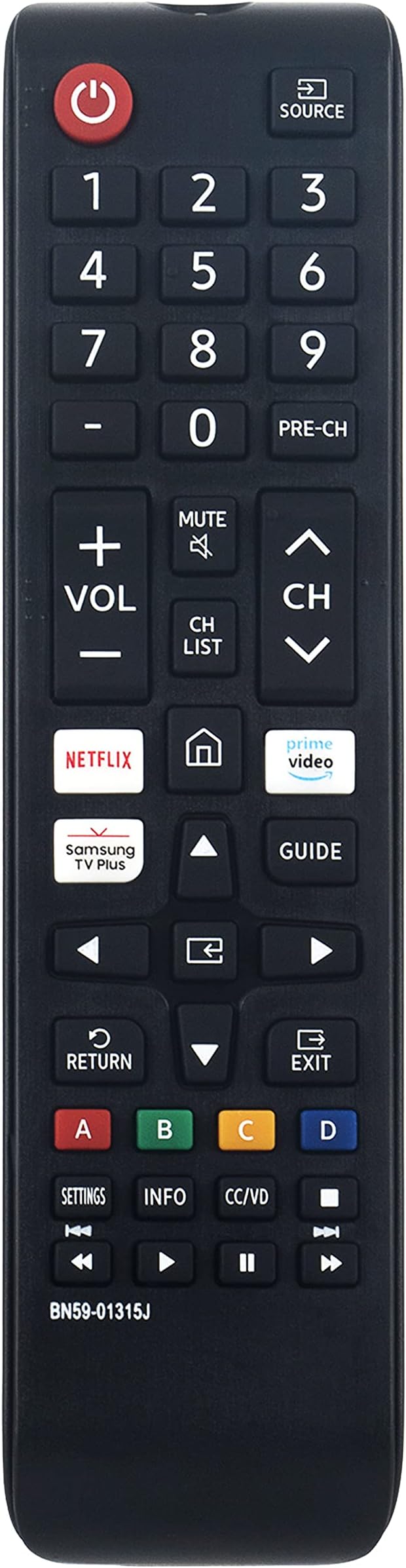 Amazon.com: LOUTOC Replacement BN59-01315A Remote Control Compatible ...