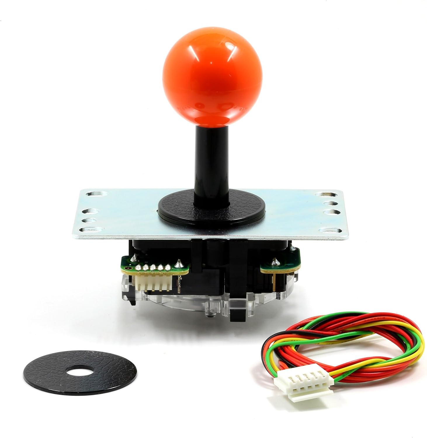 Amazon.com: Sanwa JLF-TP-8YT-SK Joystick with Orange Balltop, Shaft and ...