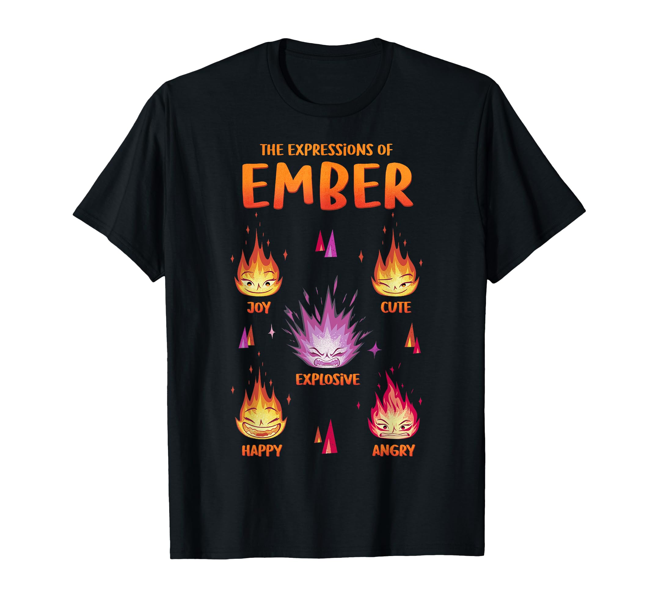 Amazon.com: Disney Pixar Elemental The Expressions Of Ember Poster T ...