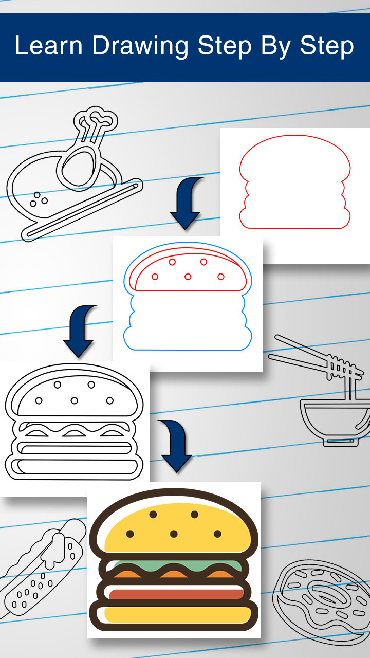 How to Draw Food - App on Amazon Appstore