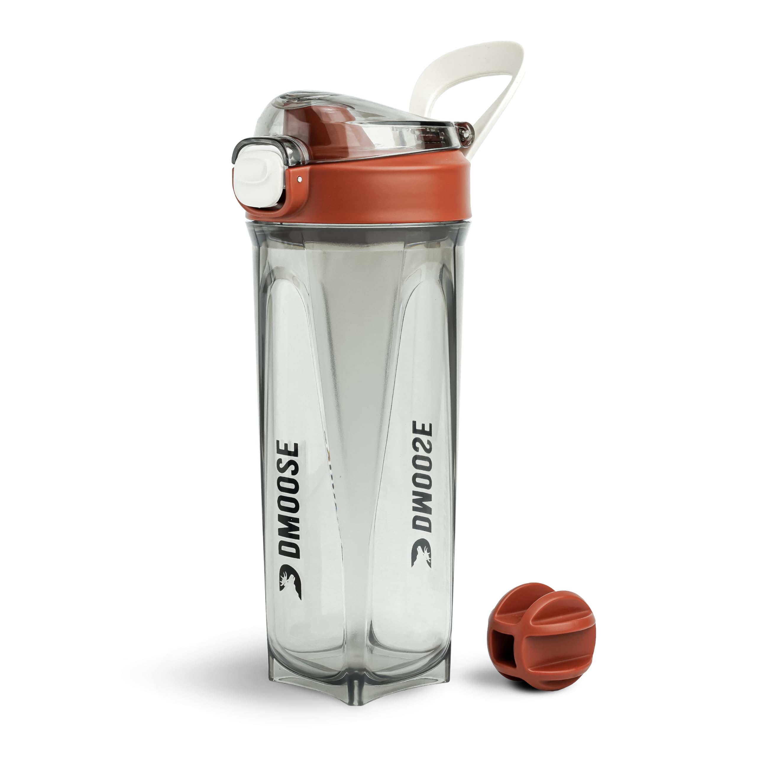 Amazon.com: DMoose Gym Shaker Bottle with Blender Ball (25oz) - Secure ...