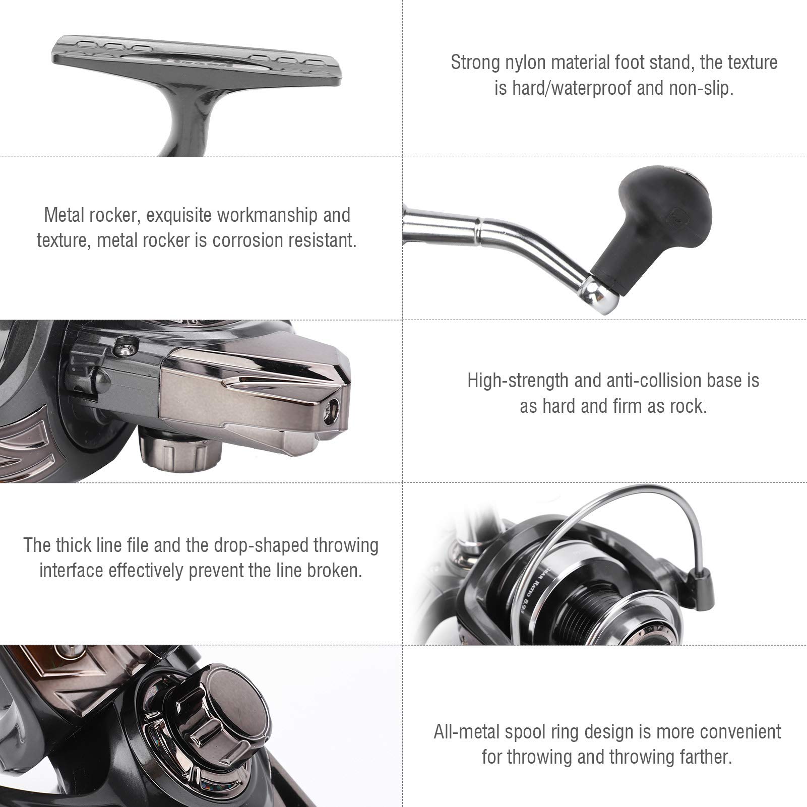 Fishing Reels Cosiki Fishing Reel, All Metal Interchangeable Reel For ...