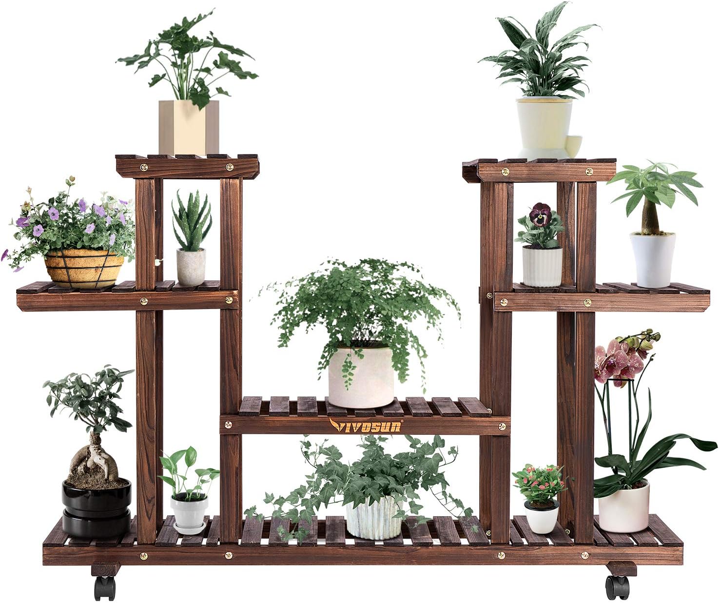 Amazon.com : VIVOSUN Plant Stand Indoor Plant Shelf, 6 Tiers 12 Potted ...