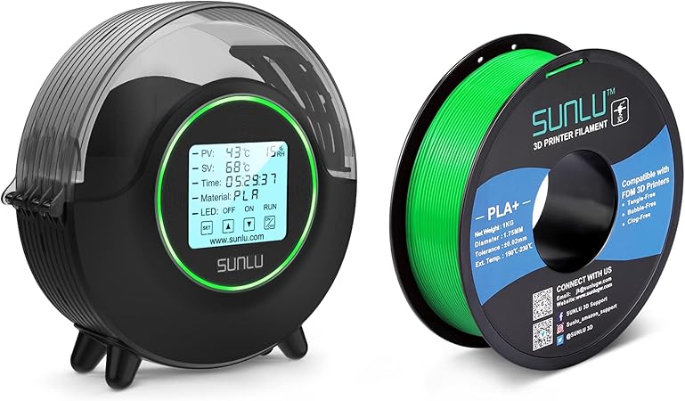 Review 3D Printer Filament Dryer Box, SUNLU FilaDryer S2 for 3D ...