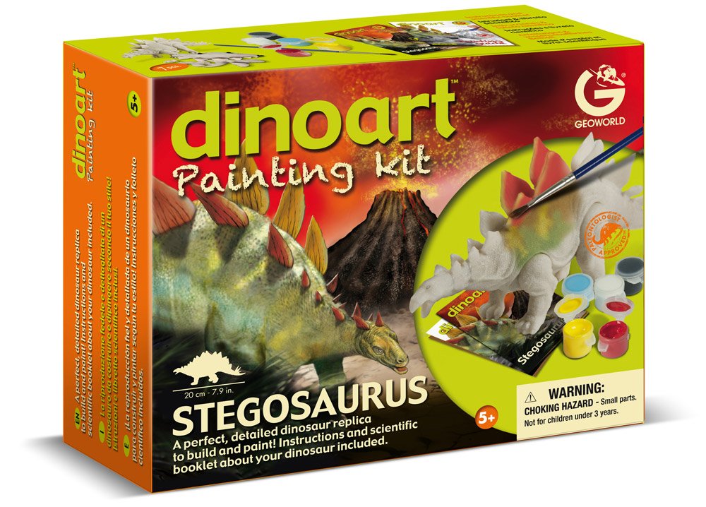Geoworld Dinoart Stegosaurus Painting Kit : Amazon.in: Toys & Games