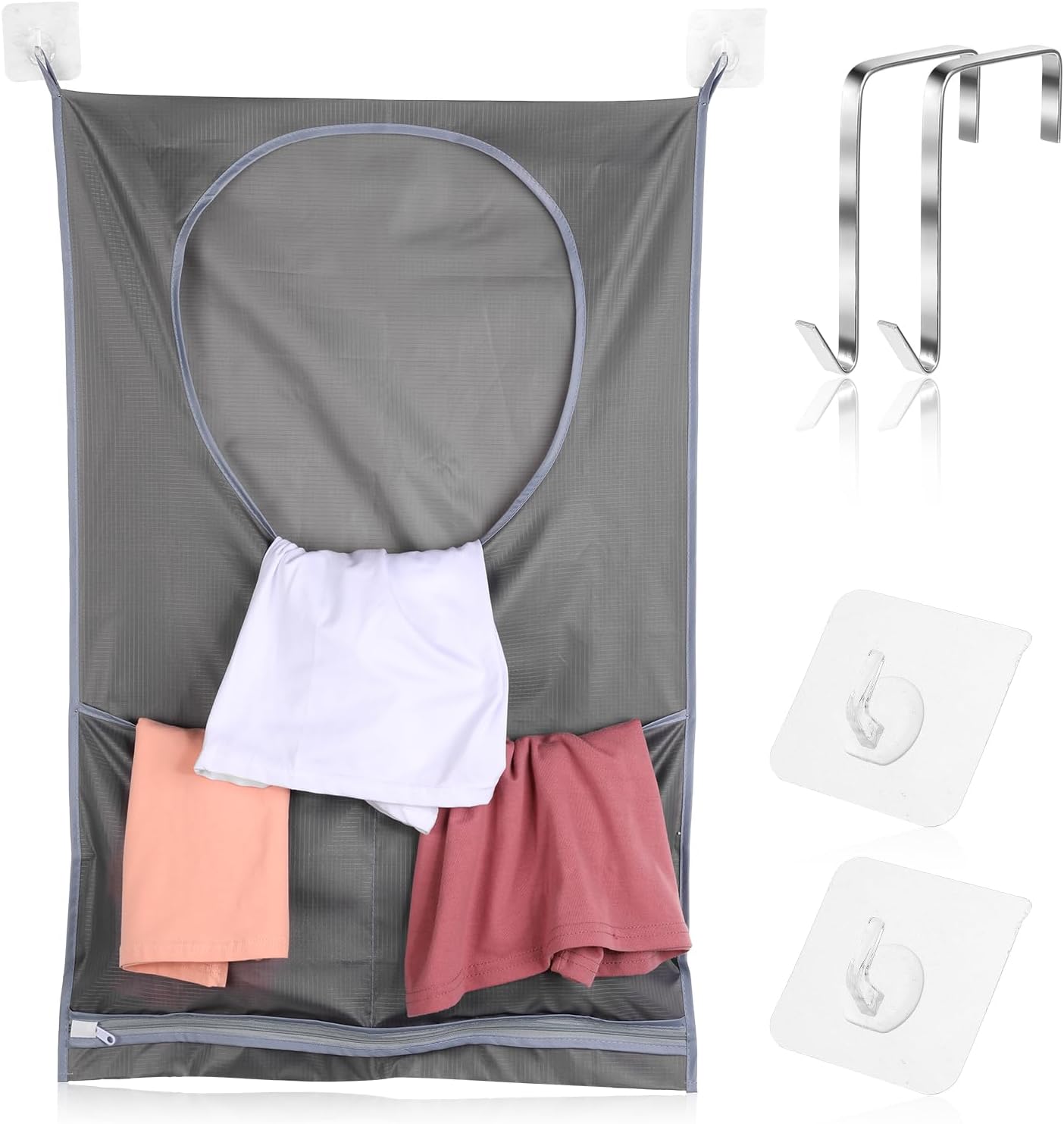 Amazon.com: Giantree Hanging Laundry Hamper Bag, Door Hanging Hamper ...