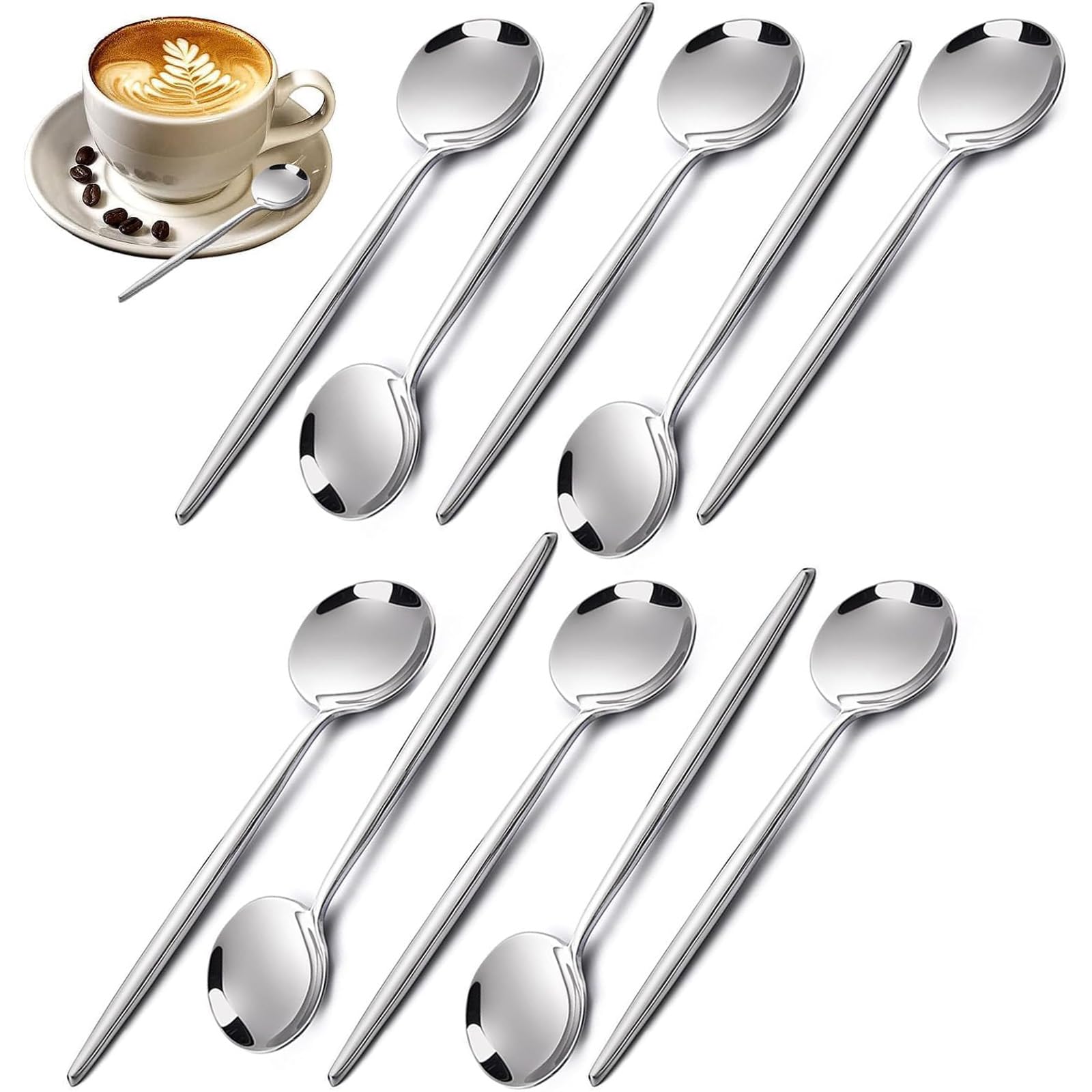12 Piezas Cucharas Para Cafe, Cucharas Cafeteras, Cucharas, Cucharas ...