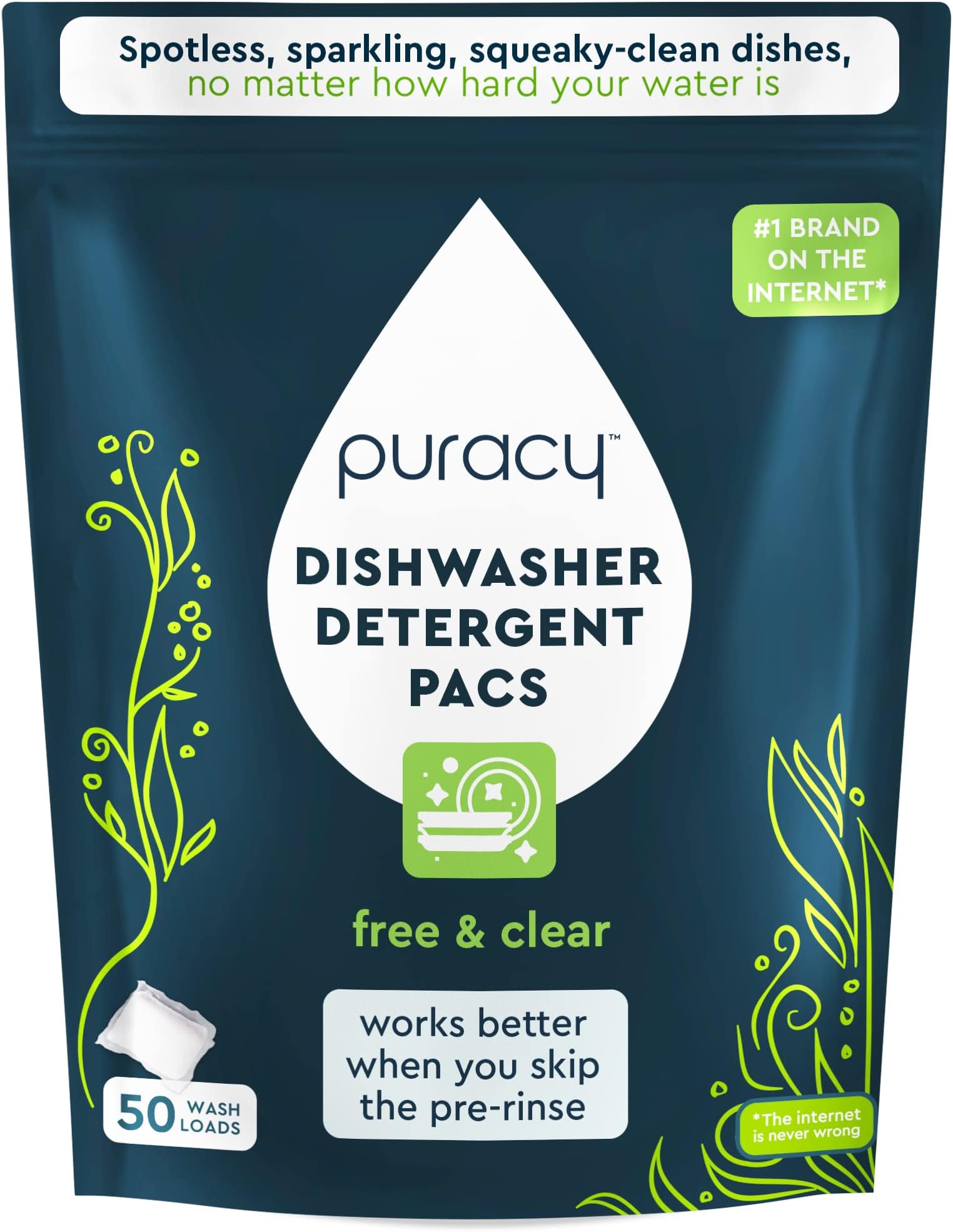 Amazon.com: Savvy Green Load Eco Clean Dishwasher Detergent Powder 2.5 ...