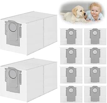 Dust Bags for roborock Qrevo Series/QV35S/35A,Qrevo S/Qrevo Pro/Qrevo Curv/Qrevo Edge/Qrevo S5V ...