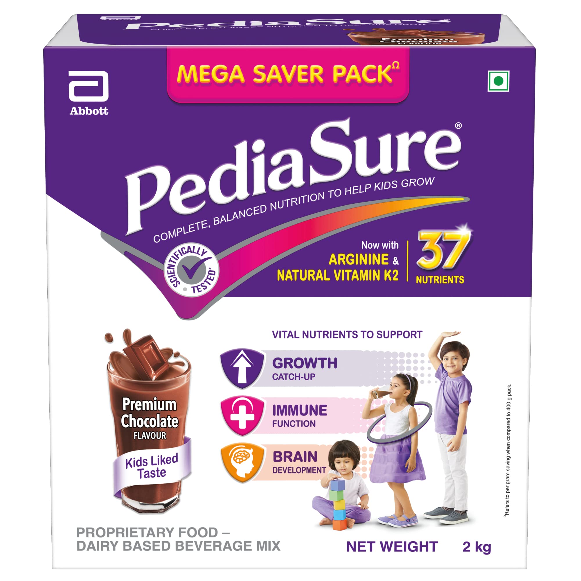 Buy Pediasure & tion Drink Powder 2kg, Premium Chocolate Flavour ...