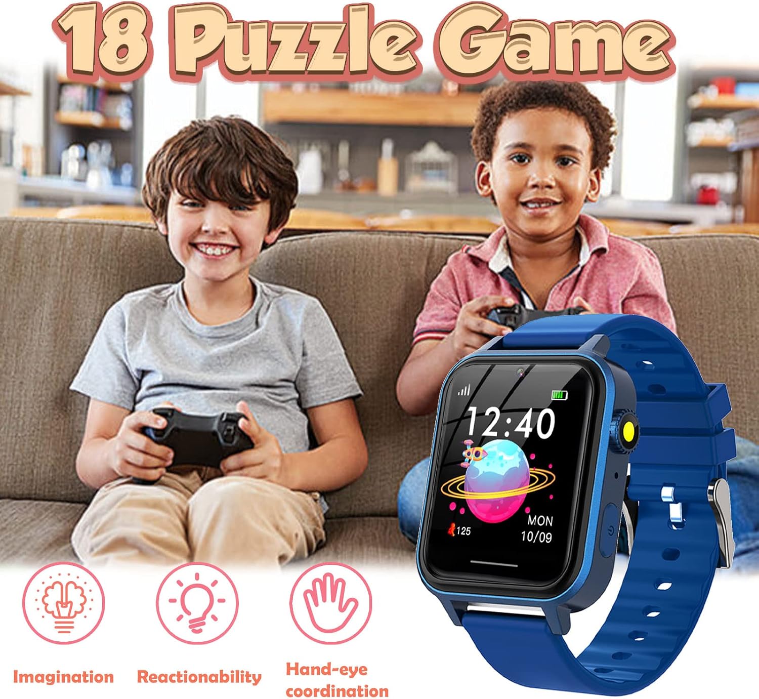 Aimofind Reloj inteligente para niños, juguetes educativos de ...