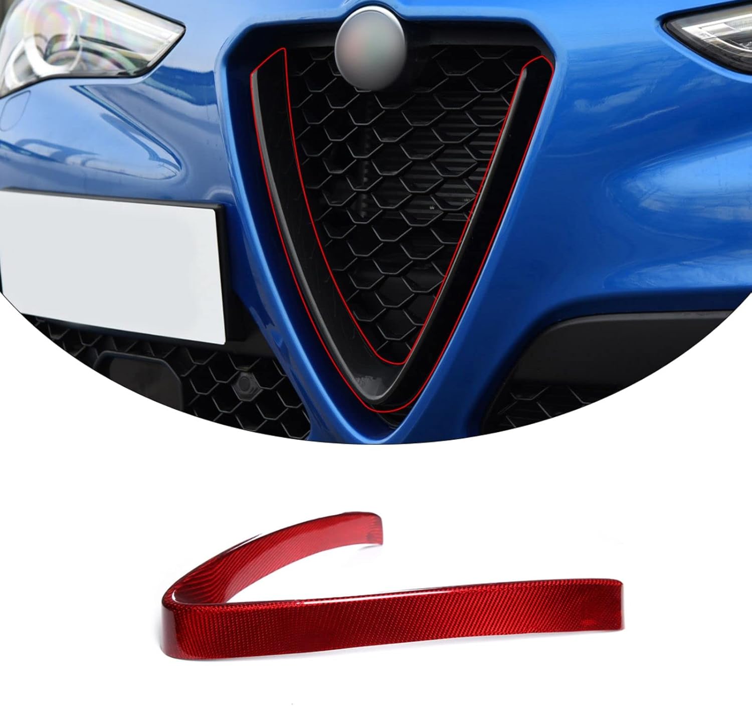 TOYCIDFG Marco decorativo para rejilla delantera, soporte envolvente para letrero de insignia ...