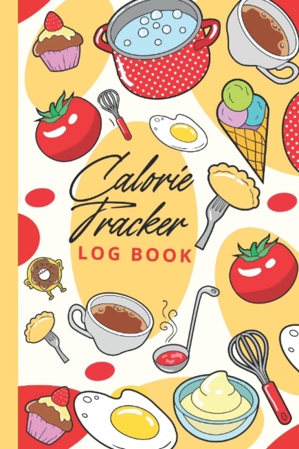 Calorie tracker log book: Calorie counter book large print | calorie ...